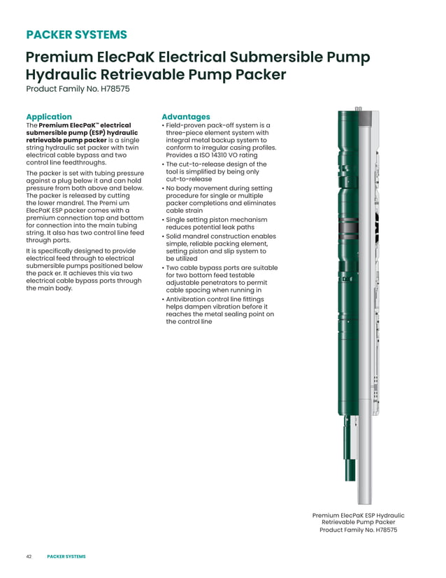 Packer-systems-cat Baker para completacion | PDF