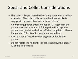 Packer milling | PDF