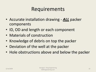 Packer milling | PDF