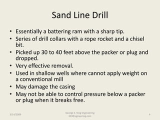 Packer milling | PDF