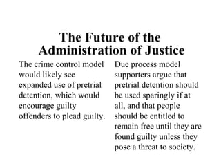 Packer's models of criminal justice | PPT