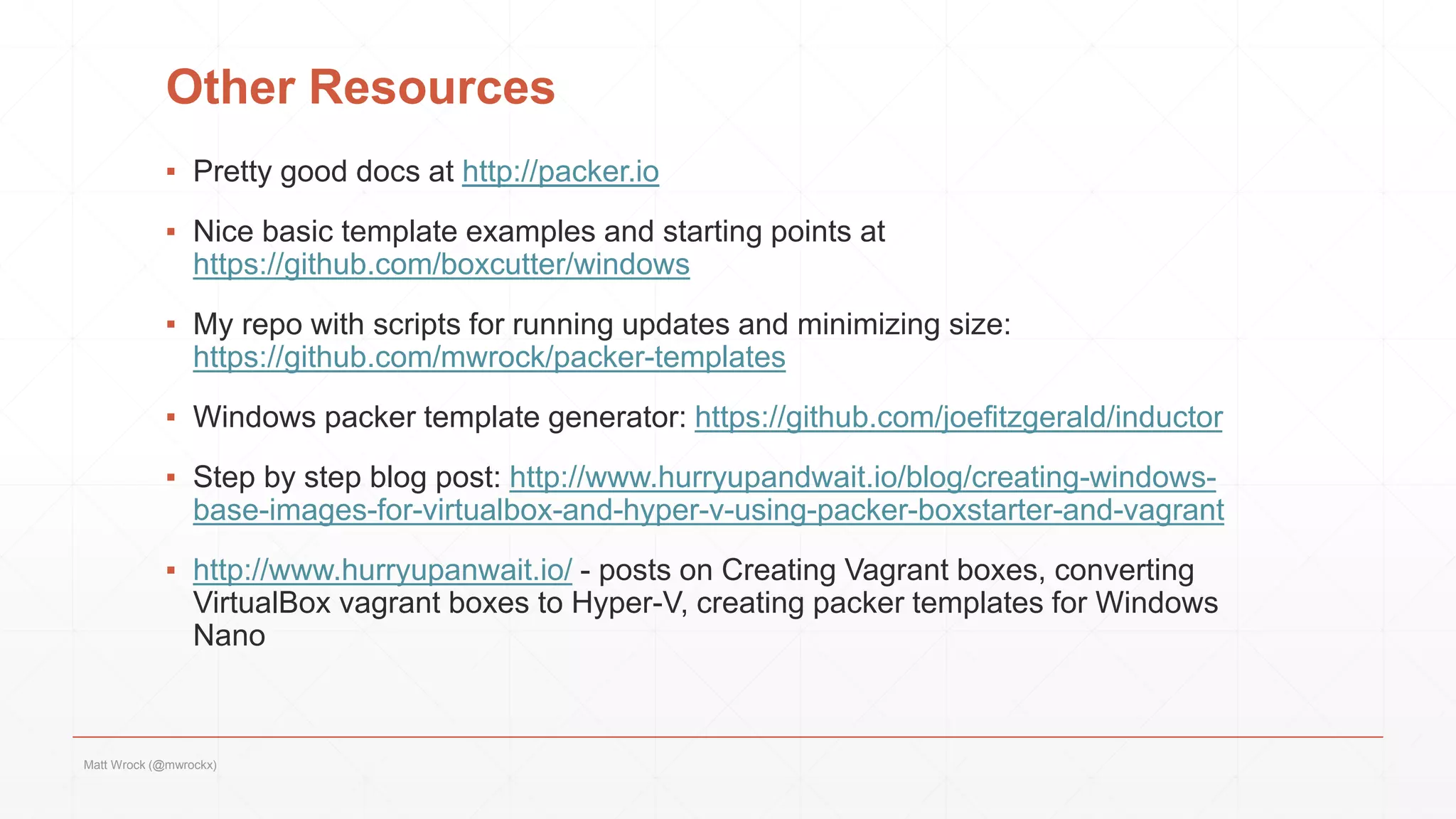 Building Windows Images with Packer | PPT