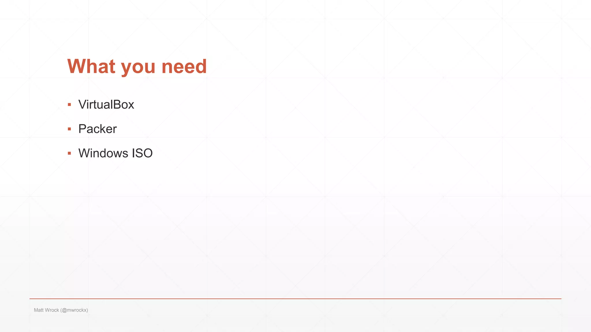 Building Windows Images with Packer | PPT