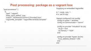 Building Windows Images with Packer | PPT
