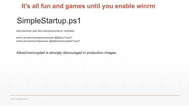 Building Windows Images with Packer | PPT