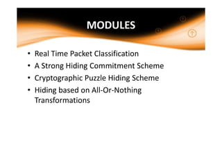 Packet hiding methods for preventing selective jamming attacks | PDF