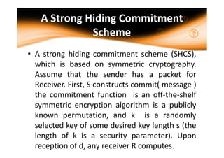 Packet hiding methods for preventing selective jamming attacks | PDF