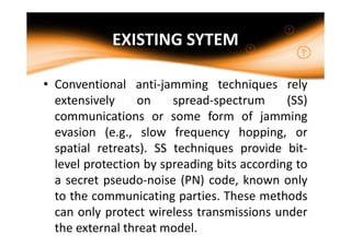 Packet hiding methods for preventing selective jamming attacks | PDF