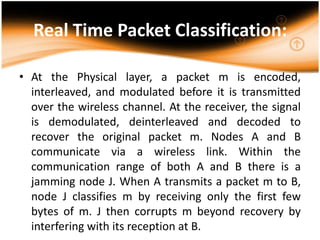Packet hiding methods for preventing selective jamming attacks | PPT