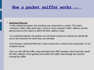 Packet Sniffing | PPT