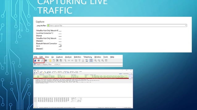 Packet Analysis Using Wireshark Pptx Computer Networking Computing