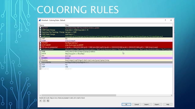 Packet Analysis Using Wireshark Pptx Computer Networking Computing