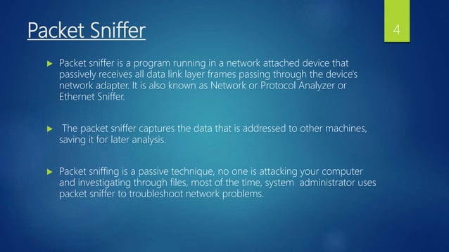 Packet capturing | PPT