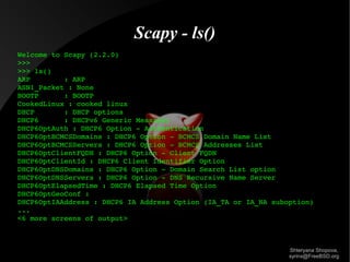 Packet crafting of2013 | PPT