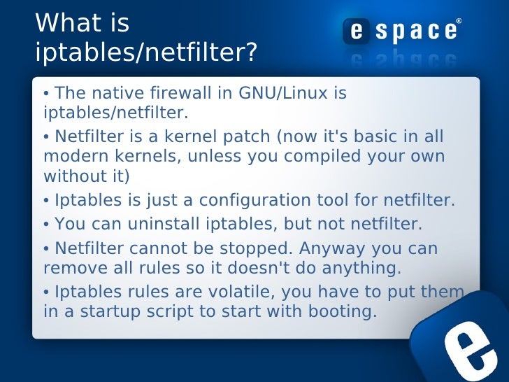 Packet Filtering Using Iptables