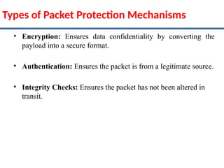 Packet protection system for the project | PPT