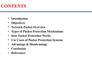 Packet protection system project for finial year | PPTX