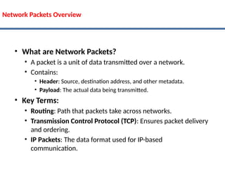Packet protection system project for finial year | PPT