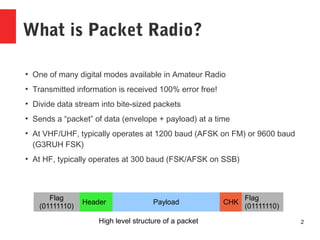 Packet Radio Overview | ODP