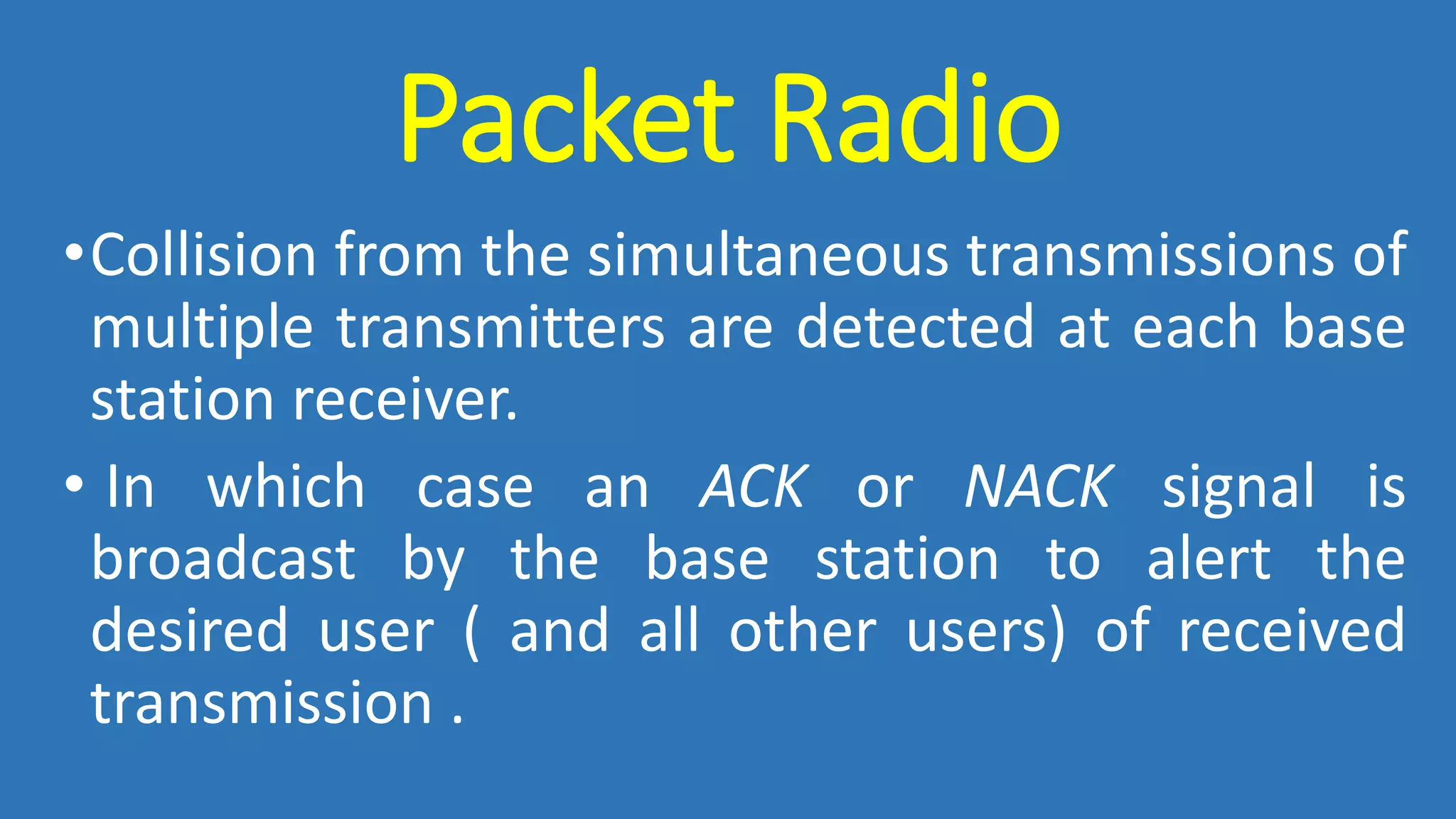 Packet radio protocol | PPTX