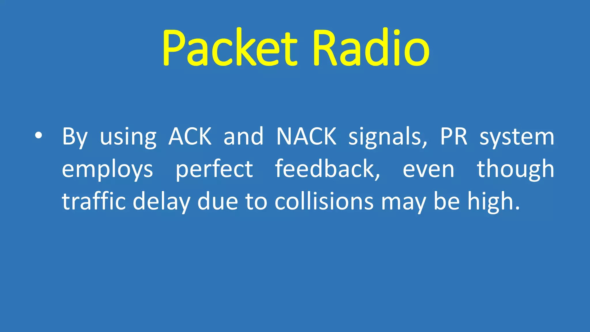 Packet radio protocol | PPTX
