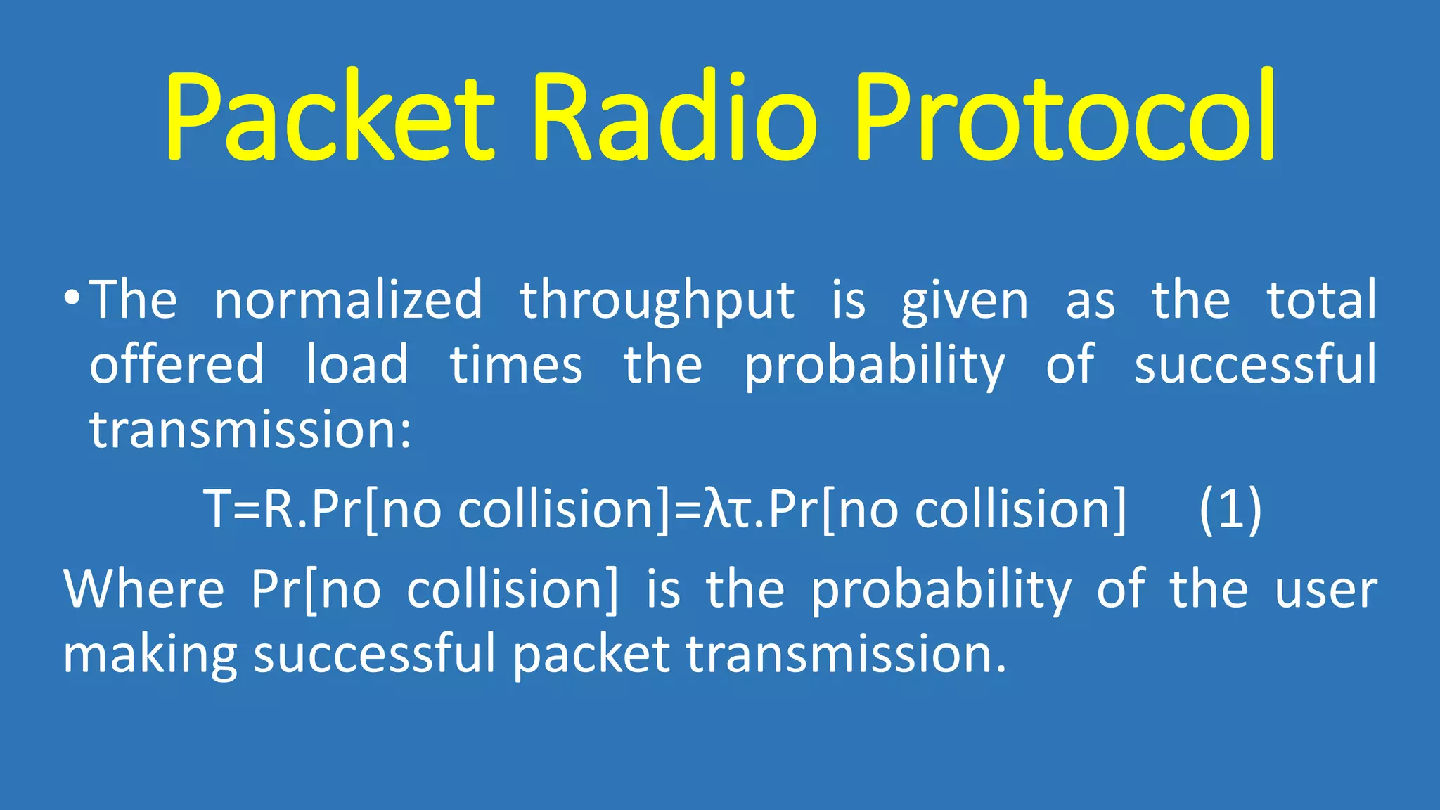 Packet radio protocol | PPTX