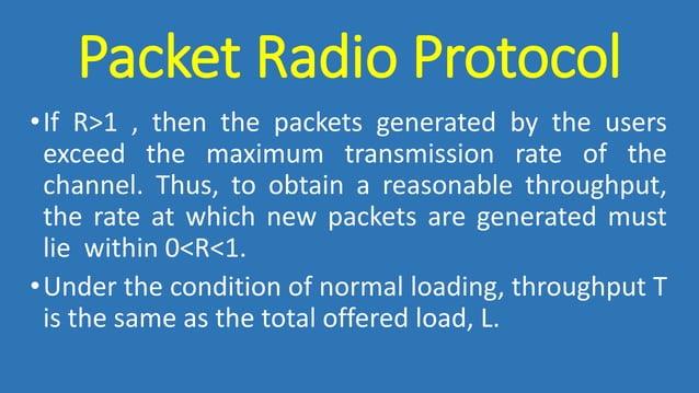 Packet radio protocol | PPTX