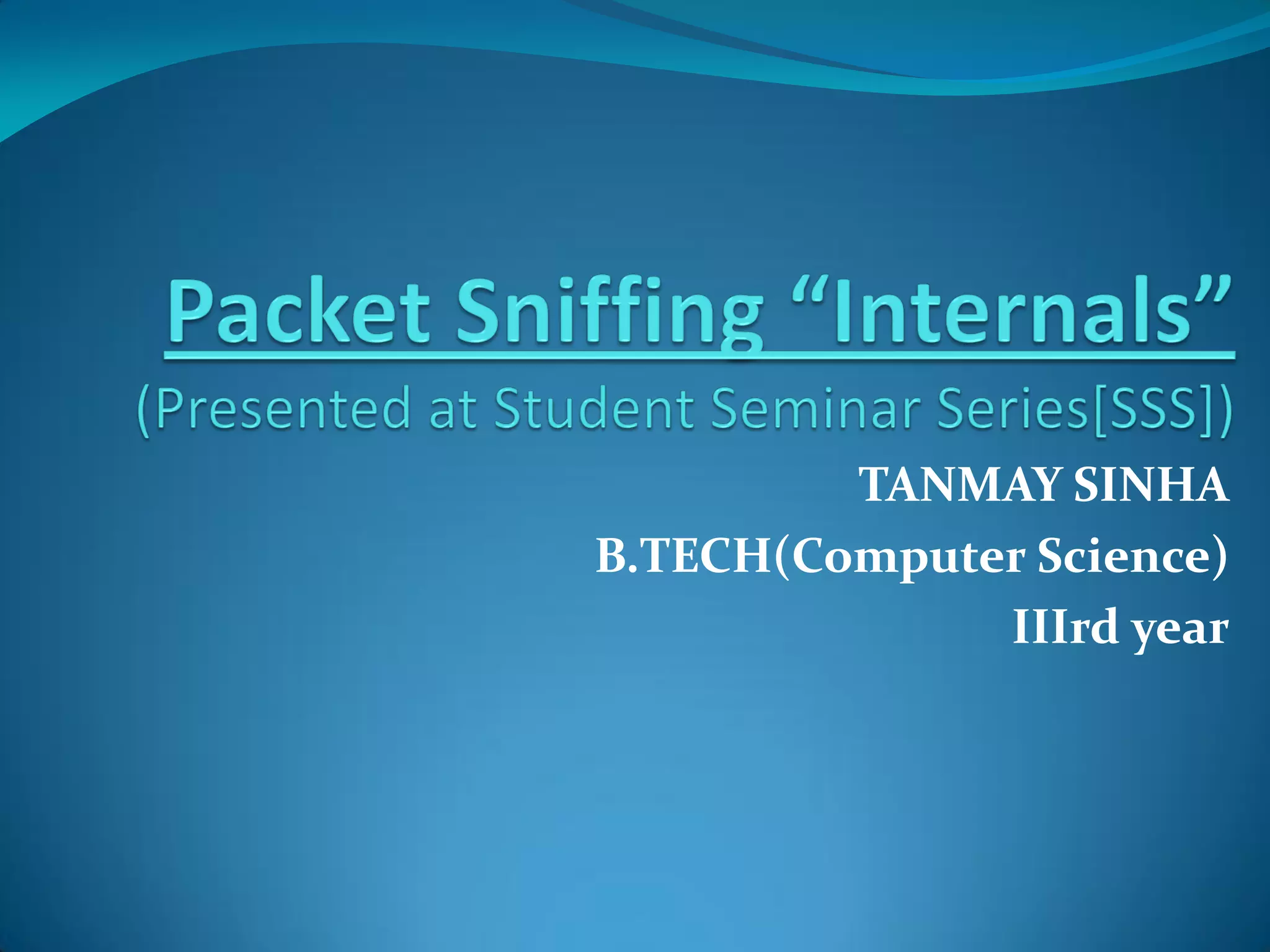 Packet sniffing | PDF