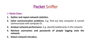 Packet sniffing | PPTX