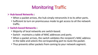 Packet sniffing | PPTX