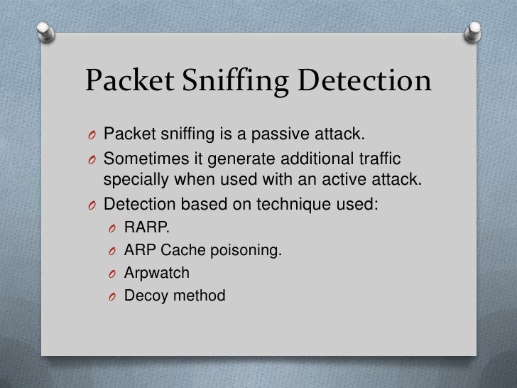 Packet sniffing in switched LANs