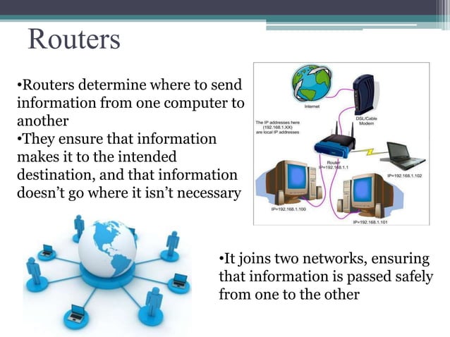 Packets, routers and ip addresses | PPT