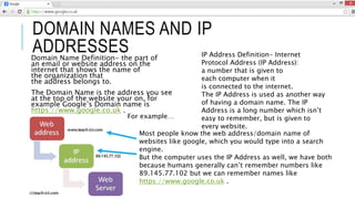 Packets, Routers and IP Addresses | PPTX | Internet for Beginners ...