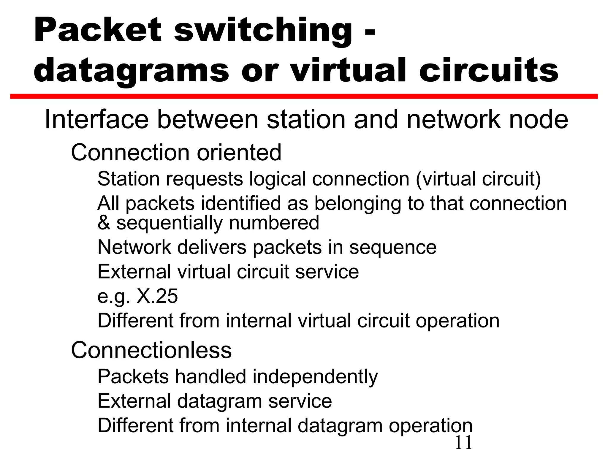 Packet switching | PPT