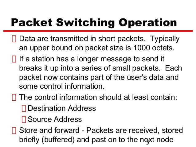 Packet switching