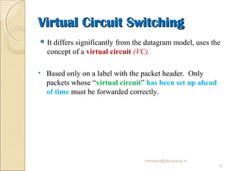 Packet switching | PPT