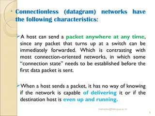 Packet switching | PPT | Computer Networking | Computing
