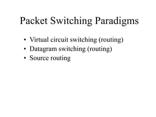 Packet Switching Technique in Computer Network | PPT