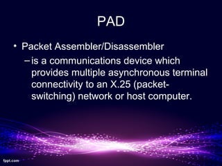 Packet Switching and X.25 Protocol | PPT