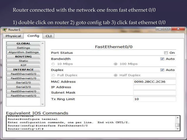 Packet Tracer Tutorial # 1 | PPT