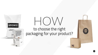 How to choose the right packaging for your product? | PPT