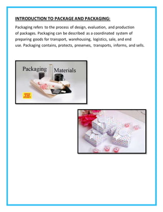 Packaging | DOCX