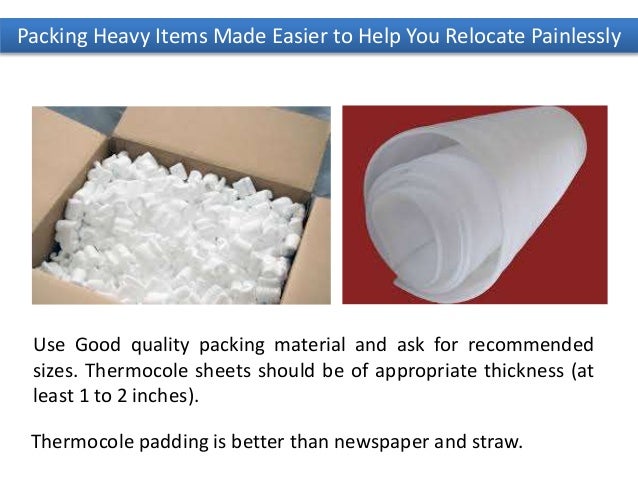 Packing Heavy Items Made Easier to Help You Relocate Painlessly