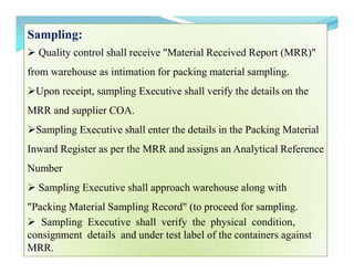Packing materials presentation 2 | PDF