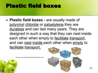 Packing of harvested fruits and vegetables | PPTX