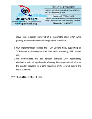 Pack prediction based cloud bandwidth and cost reduction system | PDF