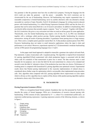 Packrat parsing | PDF