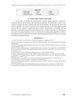 Packrat parsing | PDF
