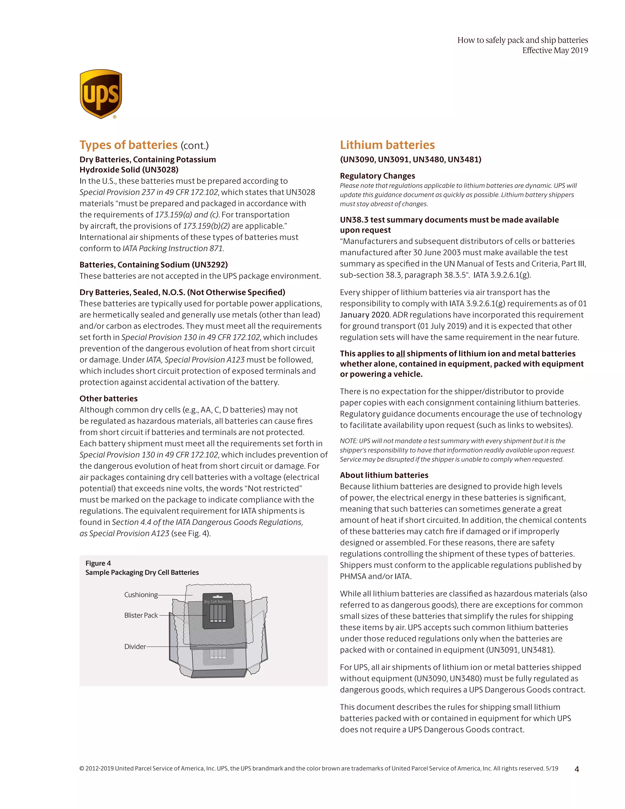 Pack ship Batteries | PDF