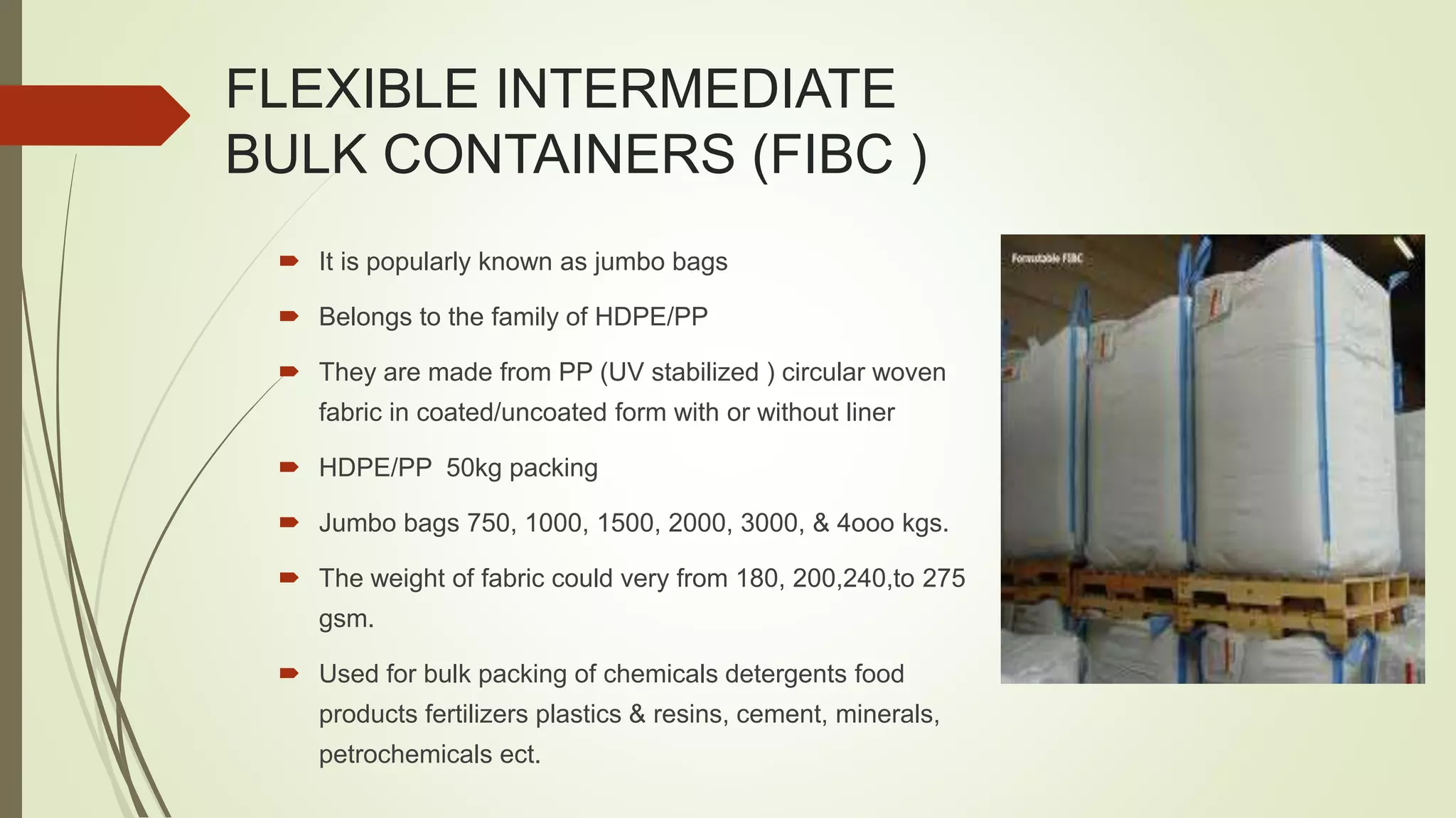 PackTech materials packing Textile materials | PPTX